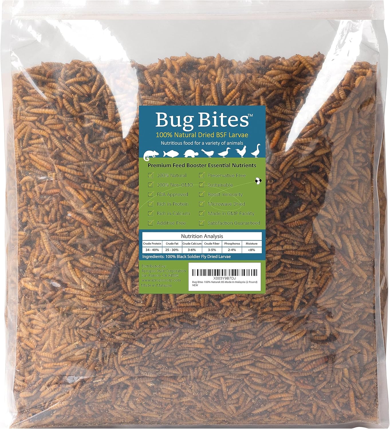 Bug Bites 100% Natural BSF Larvae for Chicken, Small Nepal | Ubuy