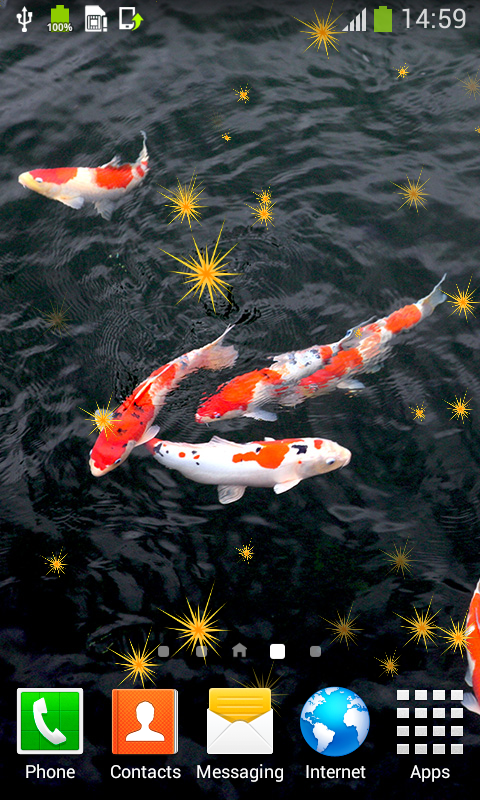 Koi Fish Animated Wallpaper