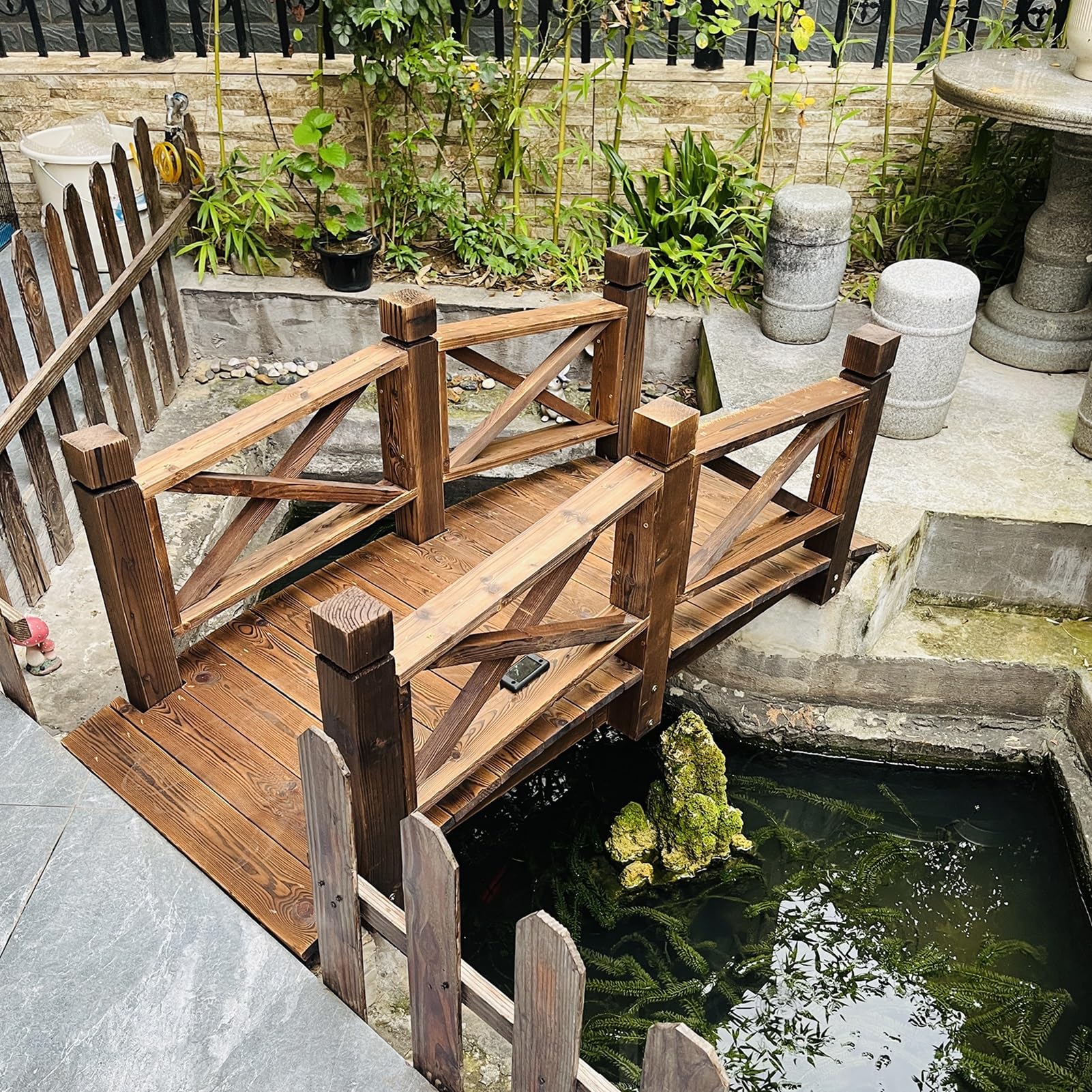 Diy Pond Bridges Backyard Ponds With Bridges (Pics From Home Gardens)