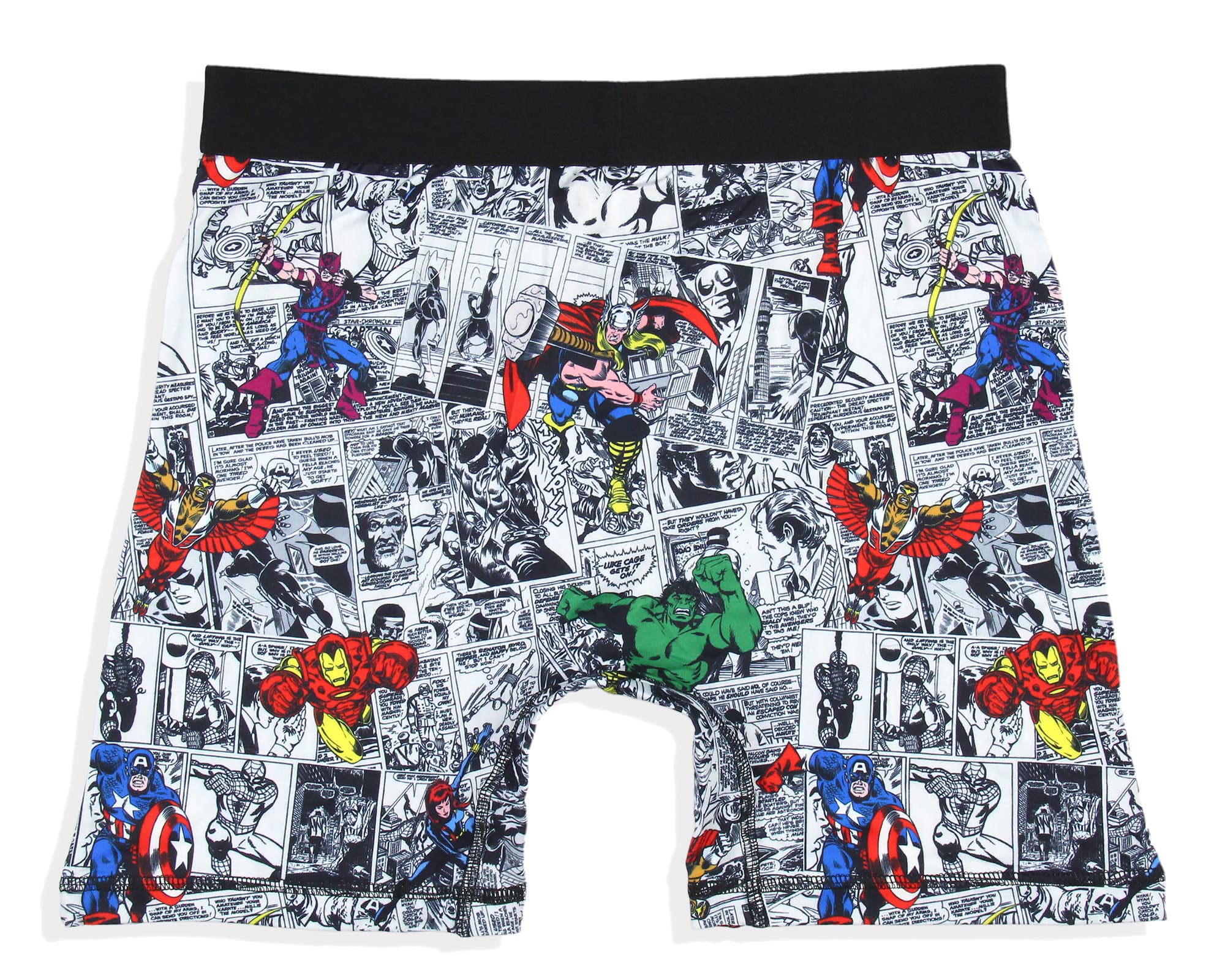 Snapklik.com : Marvel Mens 2 Pack Vintage Superhero Comic Boxers ...
