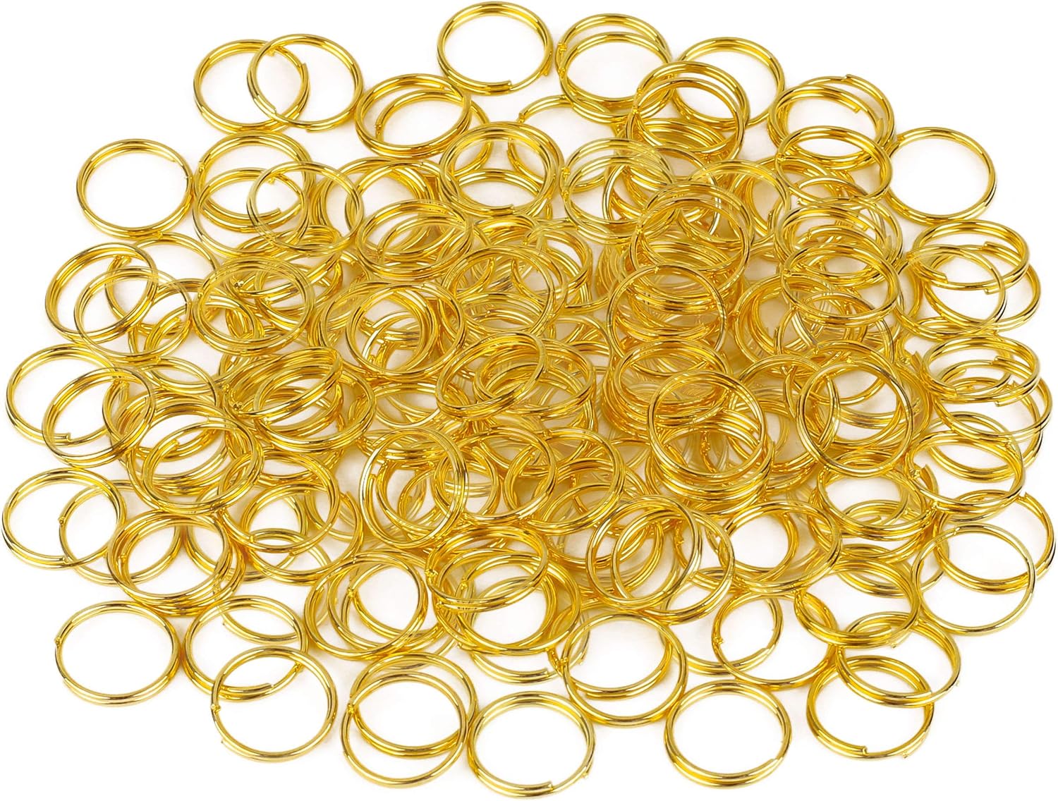 HUIHUIBAO 100 Pieces 10mm Split Rings Smooth Round Edge Key Chain Rings huihuibao-100-pieces-10mm-split-rings-smooth-round-edge-key-chain-rings