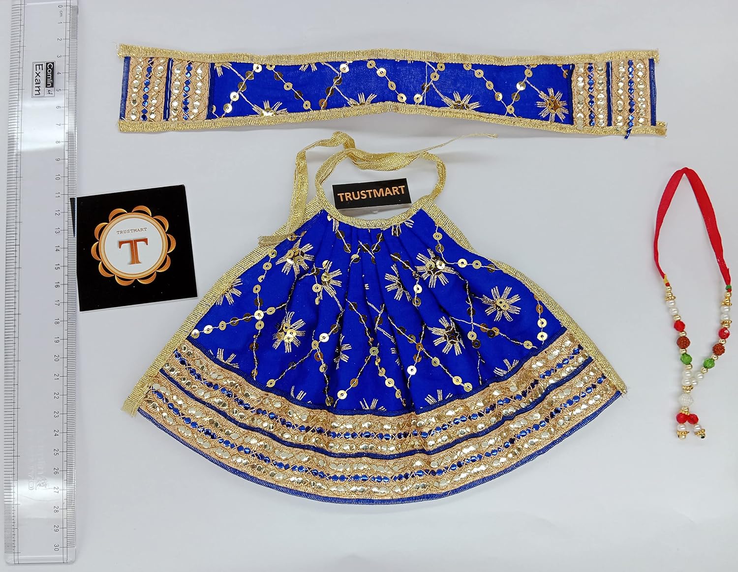 Buy TrustMart Beautifully Handmade Devi Vastra : MATA Lehenga Chunri ...