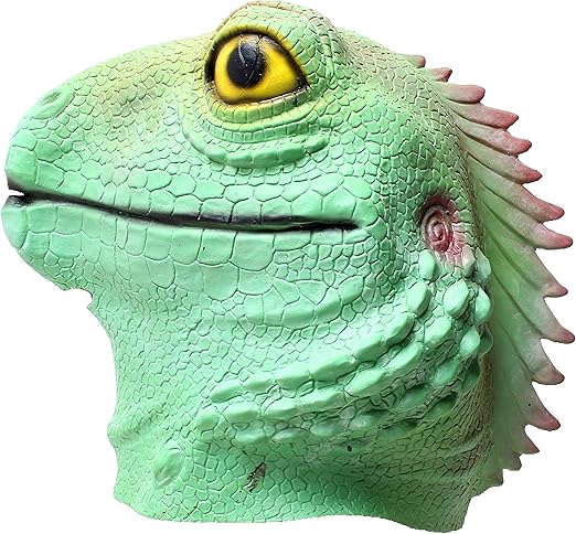 Amazon.com: Lizard mask Novelty Halloween Costume Party Latex Animal ...