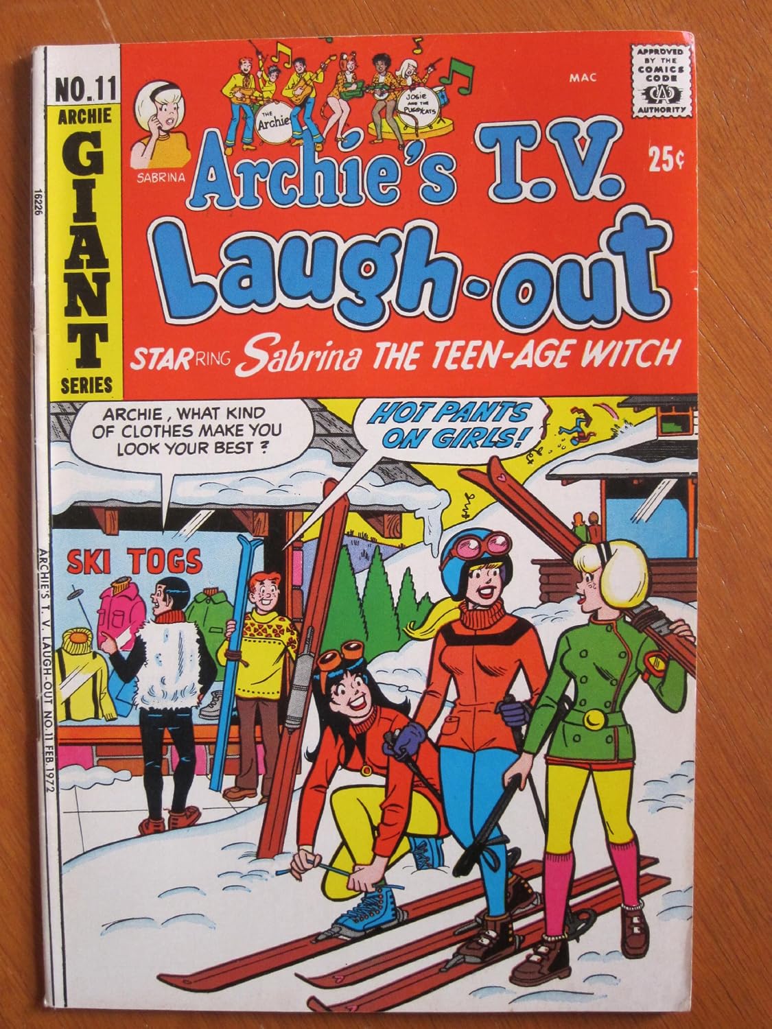 Archie's TV Laugh-Out, #11, Feb. 1972: Archie Comic Publications ...