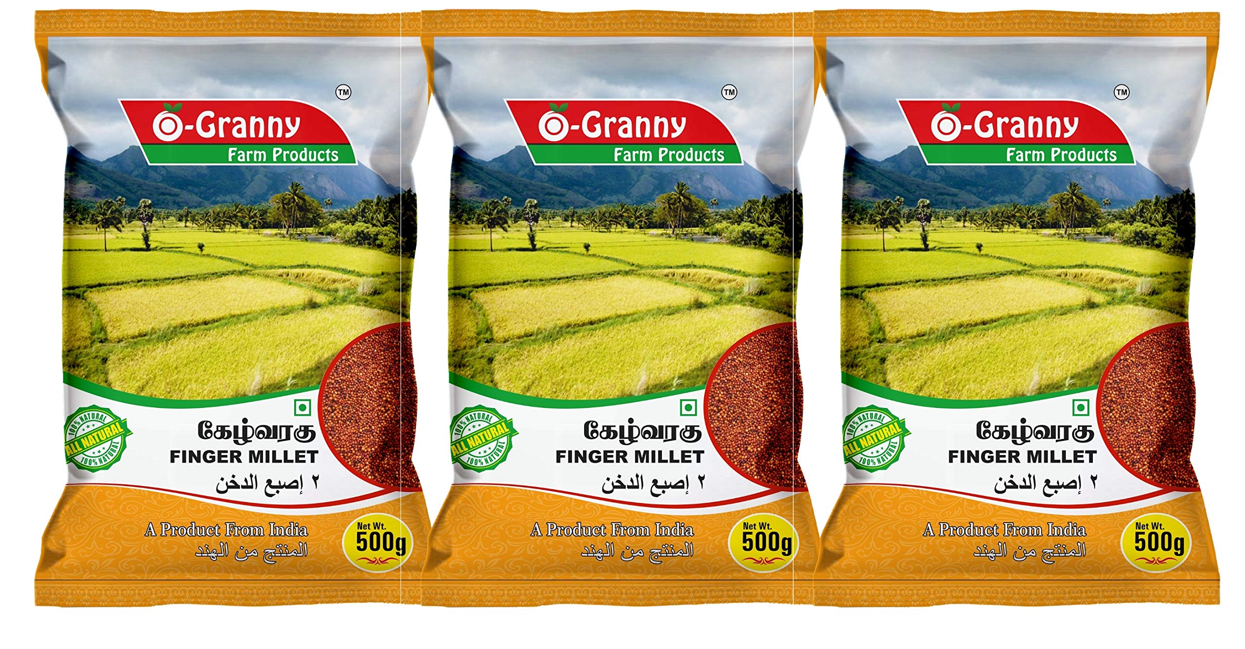 Buy Ogranny Farm Products - Finger Millets - Natural & Grains Combo ...