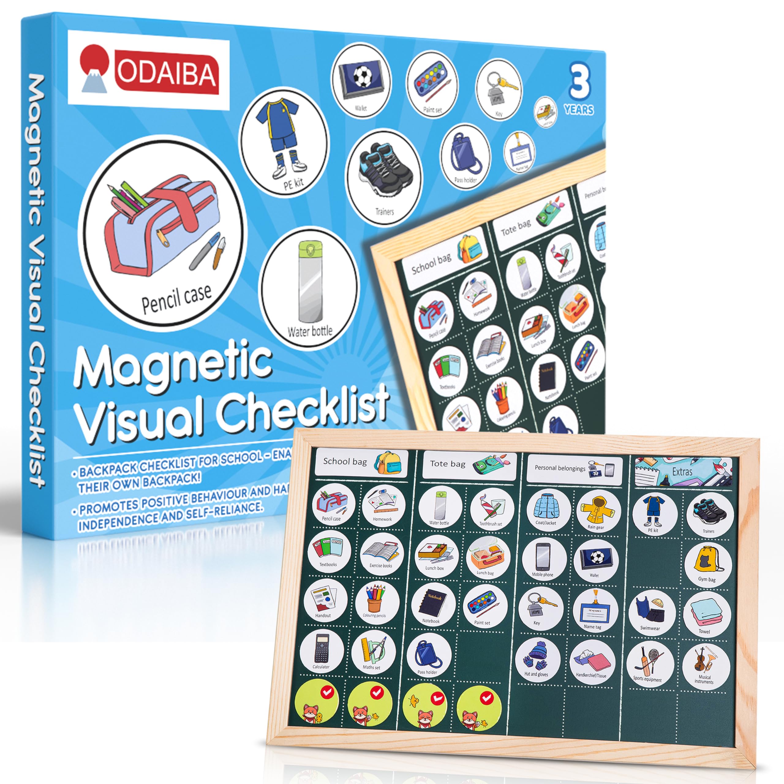 Odaiba Visual Checklist – Visual Timetable for Autistic Children ...