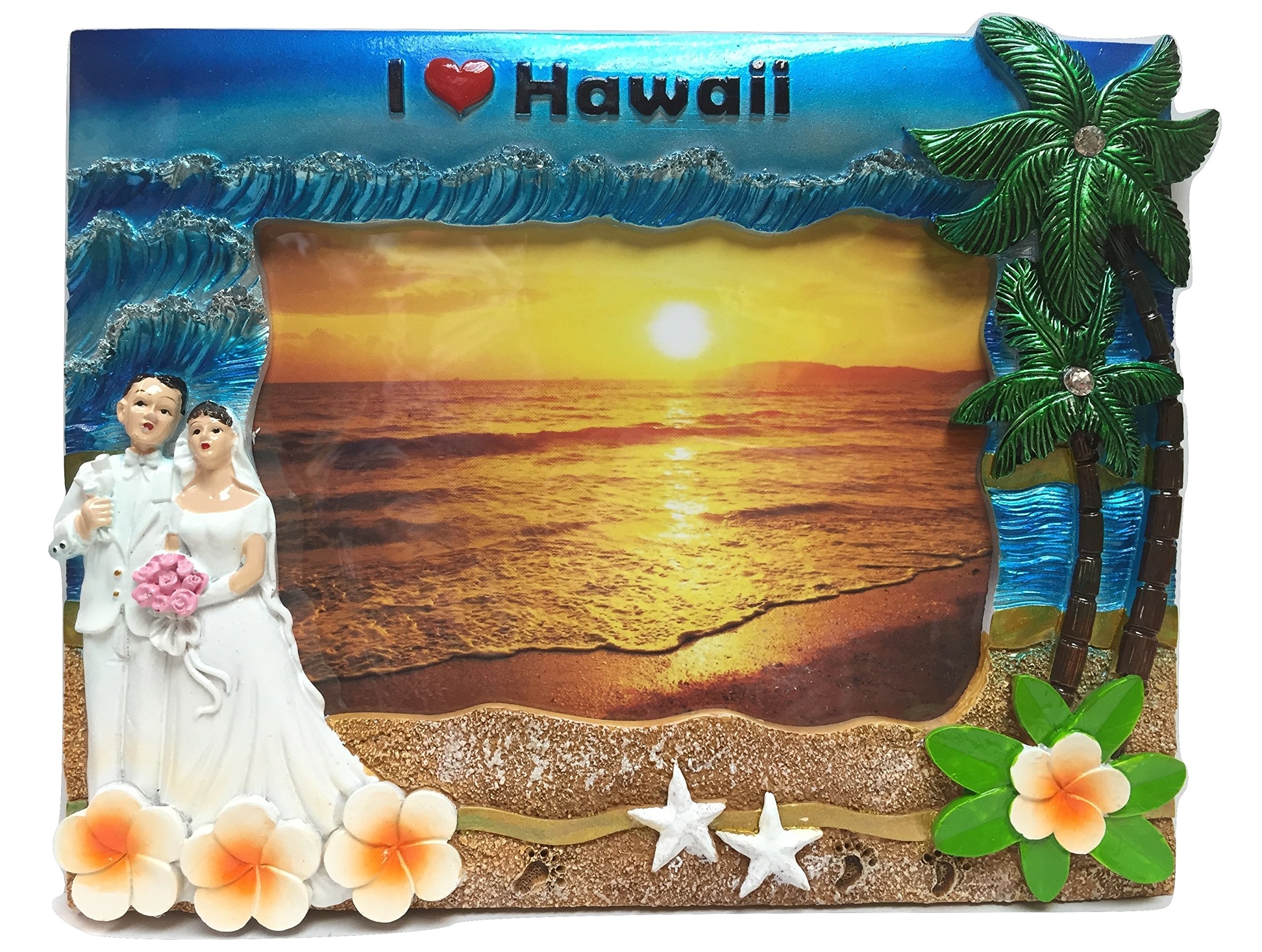 Hawaii Wedding Picture Frames Hawaiian Wedding Blessing Art Print By