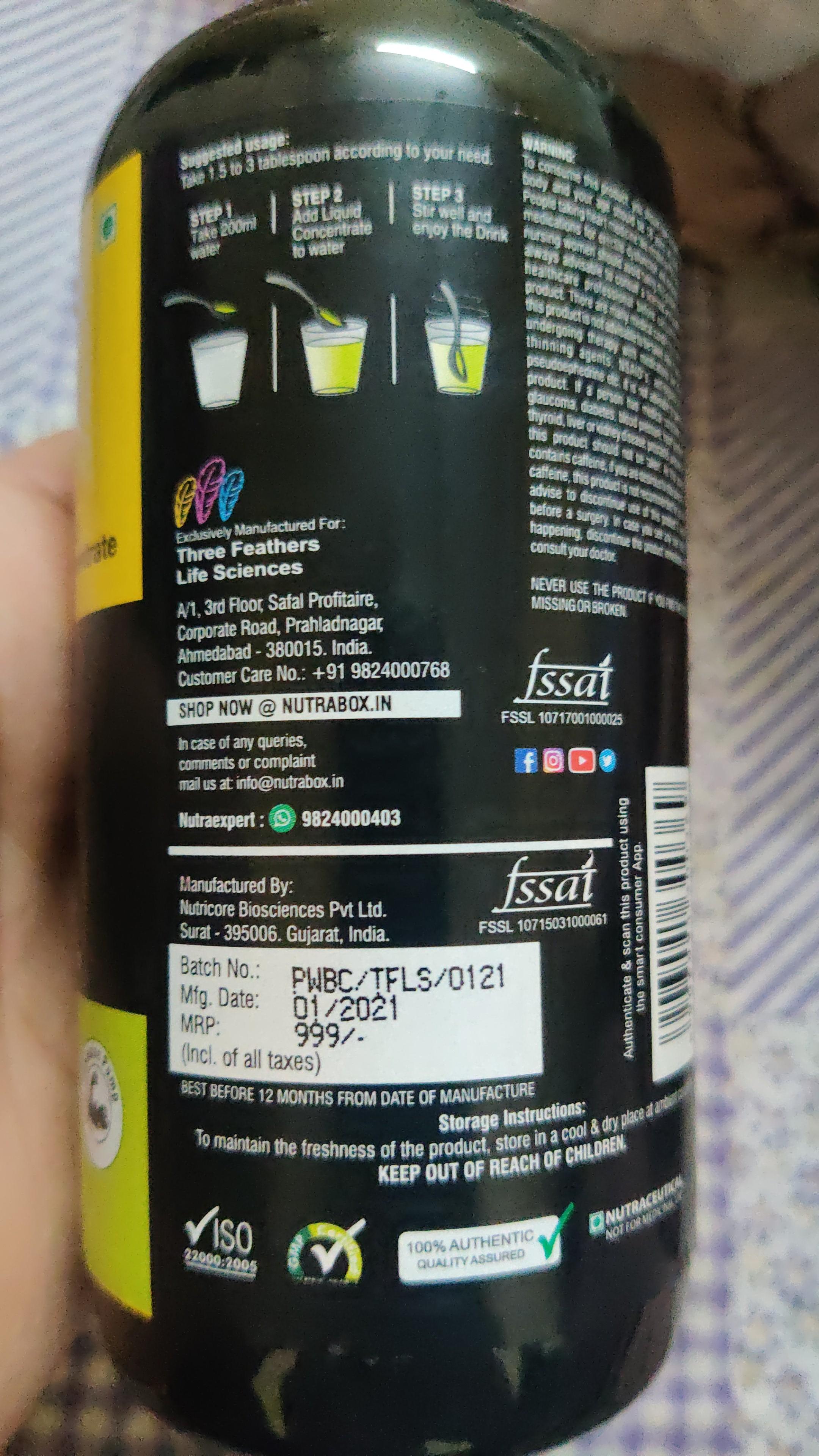 Buy NUTRABOX Pre Workout liquid shots Gym Supplement to Boost Your ...