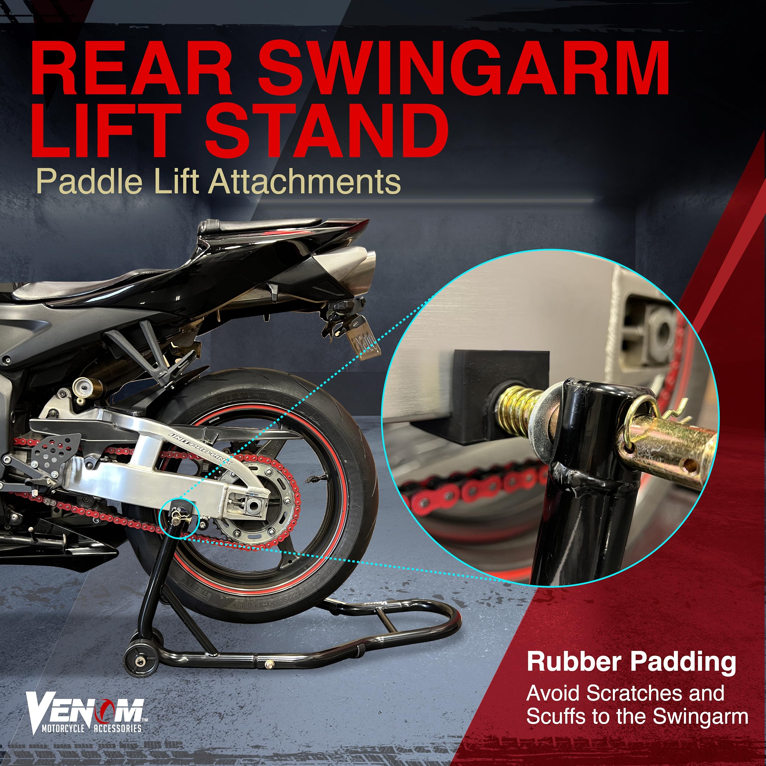 Venom Motorcycle Dolly Extreme Max 5600.3211 Sport Bike Motorcycle