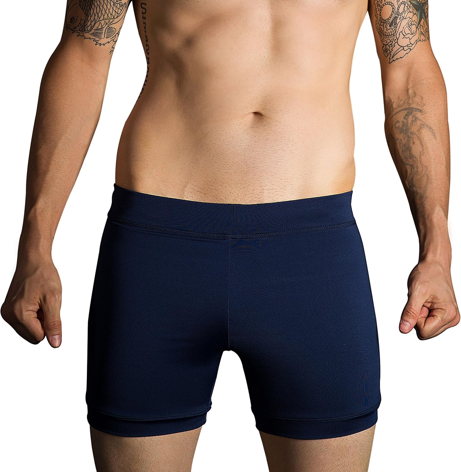 True Cut Cross Training Shorts (Large, Blue) at Amazon Men’s Clothing store