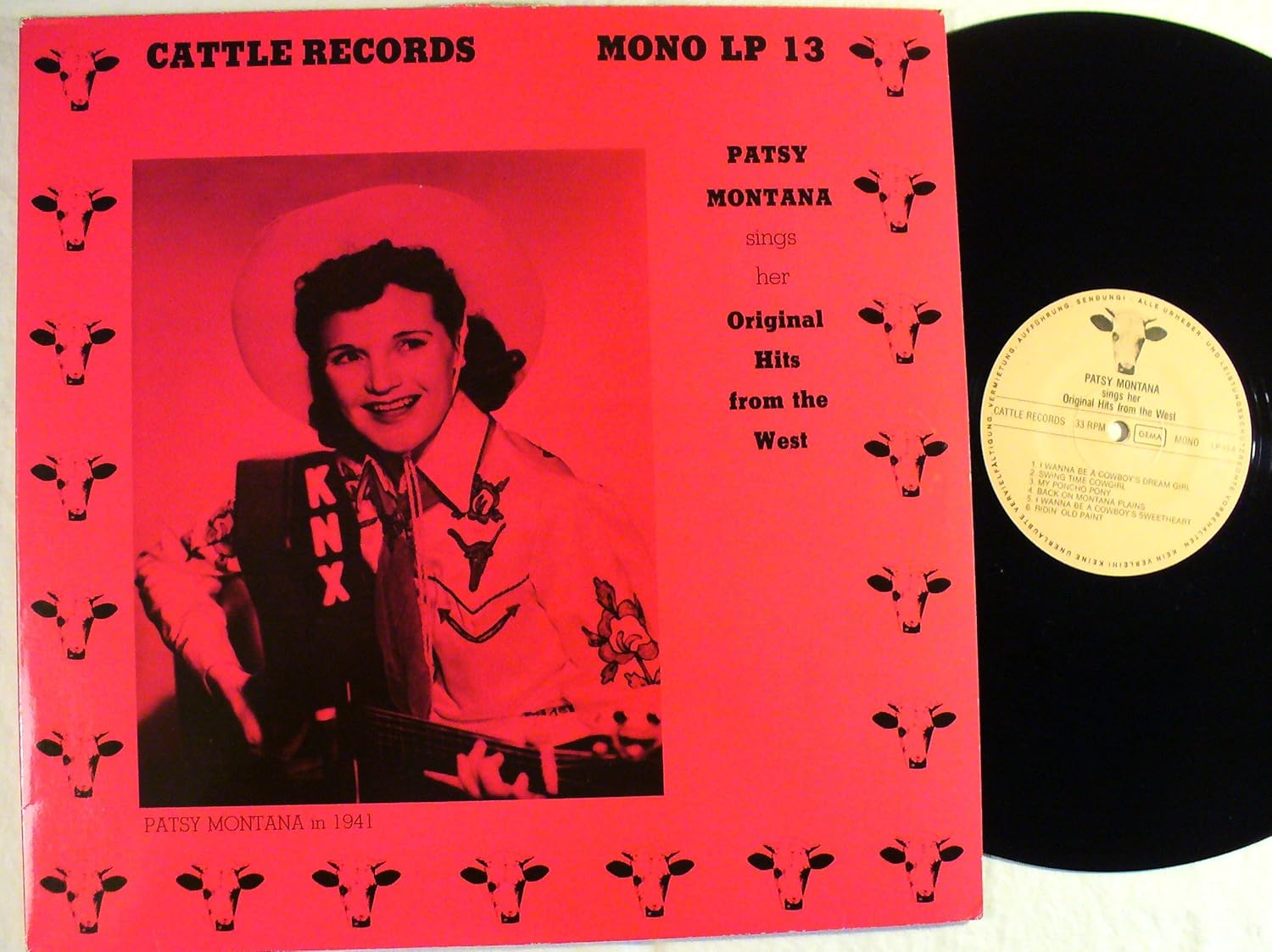 Patsy Montana Sings her Original Hits from the West, made in Germany ...