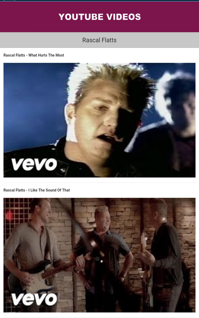 Unofficial Rascal Flatts Fan App - App on Amazon Appstore