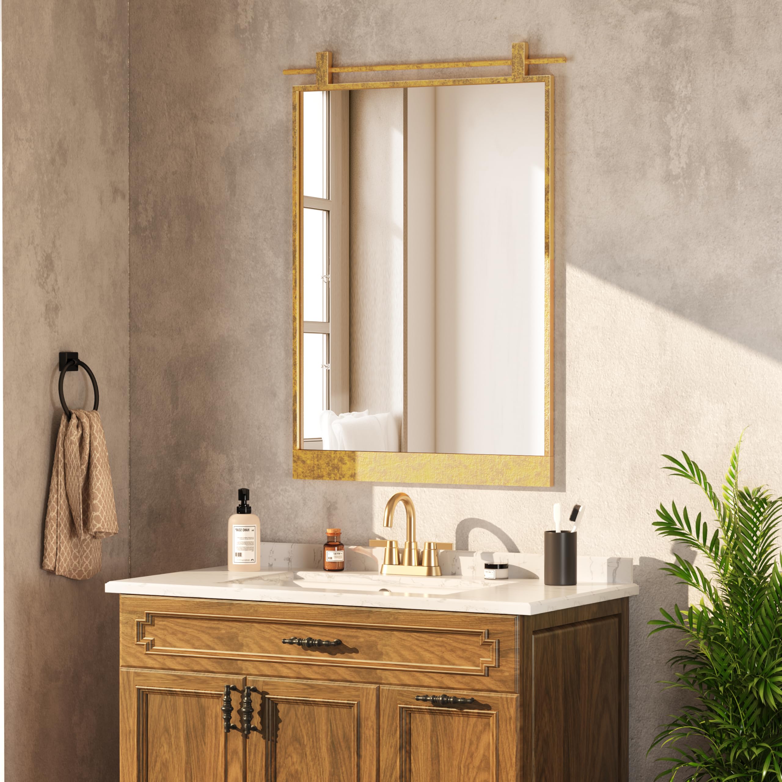 Amazon.com: MYTHFUL 24x36 Inch Rectangle Bathroom Vanity Mirror for ...