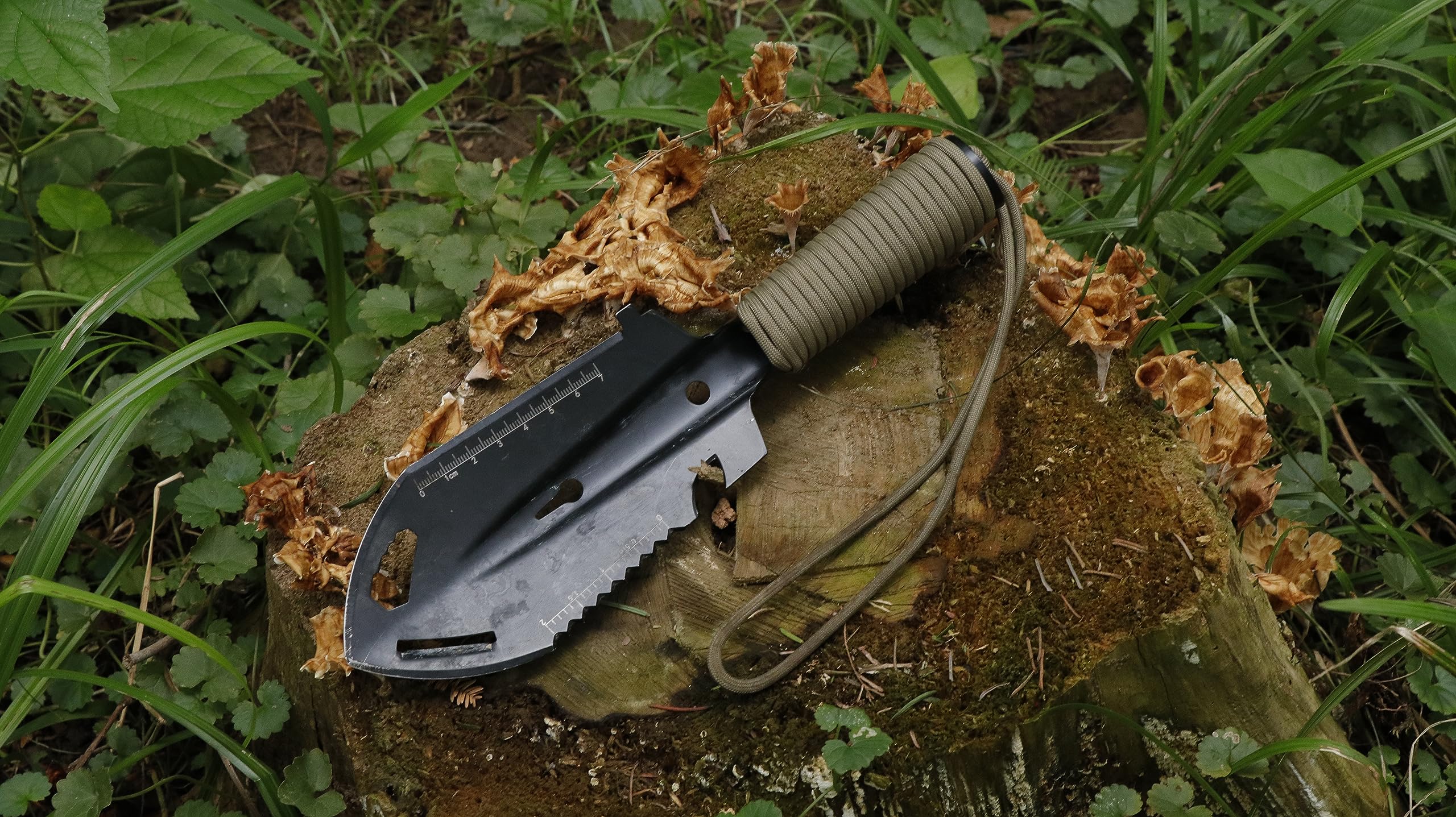 Snapklik.com : POWER PARACORD Mini Lightweight Camping Shovel Multitool ...