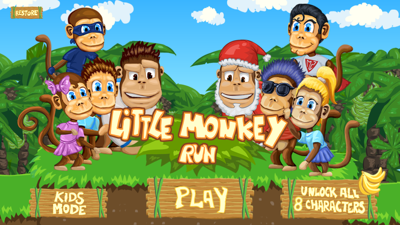 Little Monkey Run - Kids Games - App on Amazon Appstore