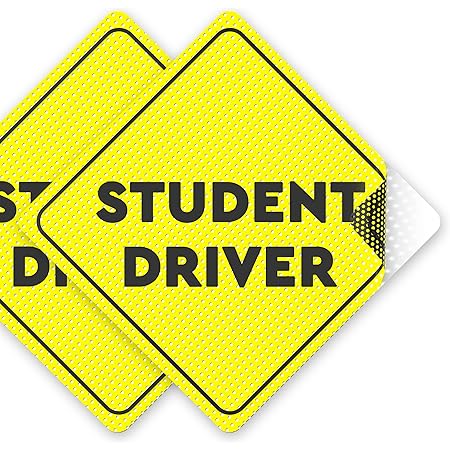 Amazon.com: CARBATO Student Driver Magnet Safety Sign Vehicle Bumper ...