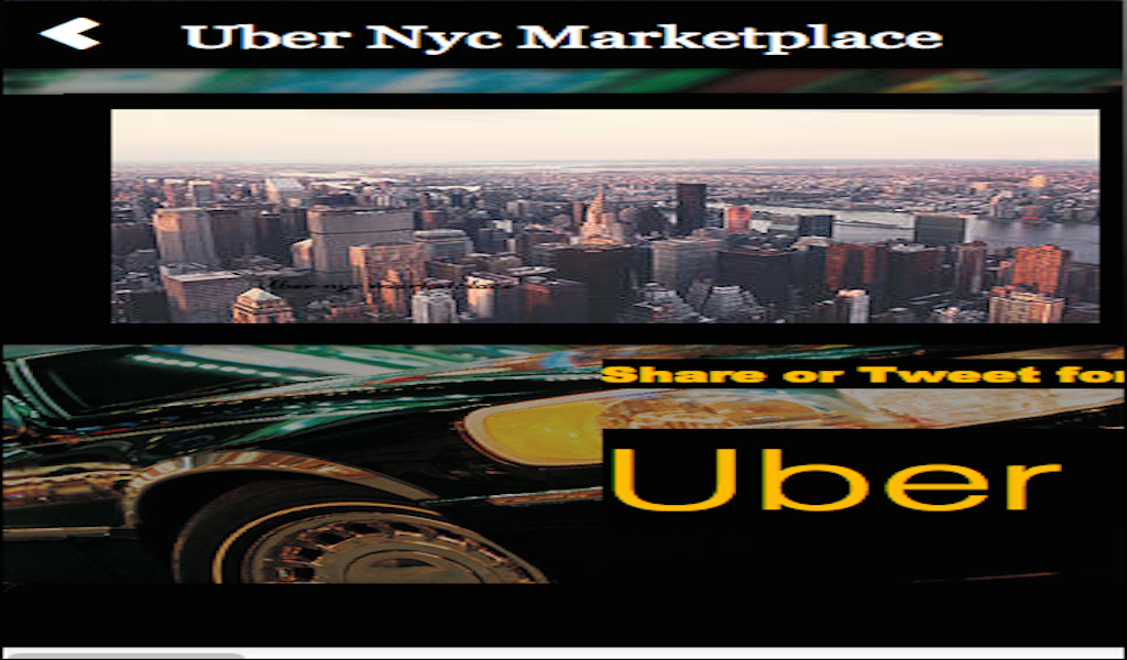 Uber Nyc Marketplace - App on the Amazon Appstore