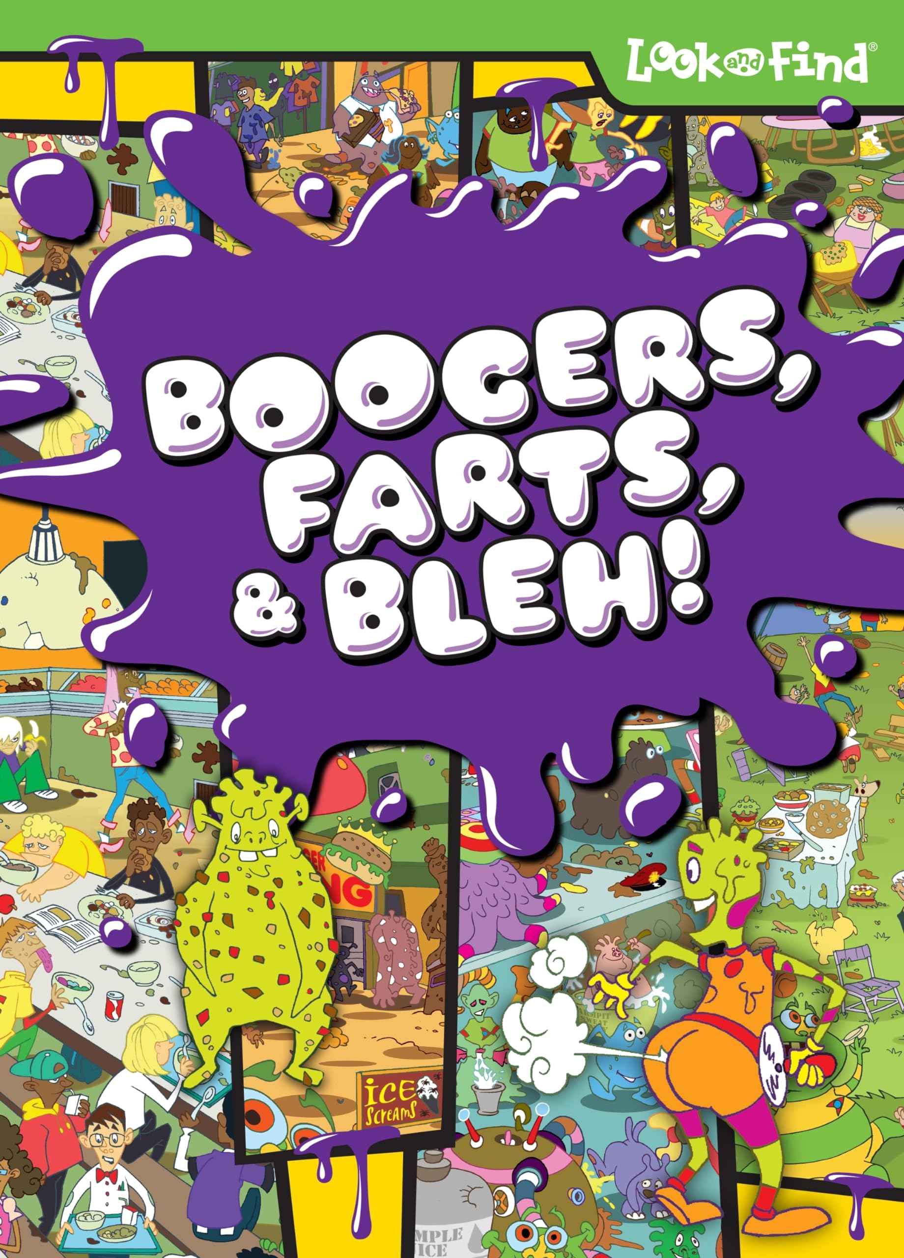 Amazon.com: Boogers, Farts, and Bleh! Look and Find Activity Book ...