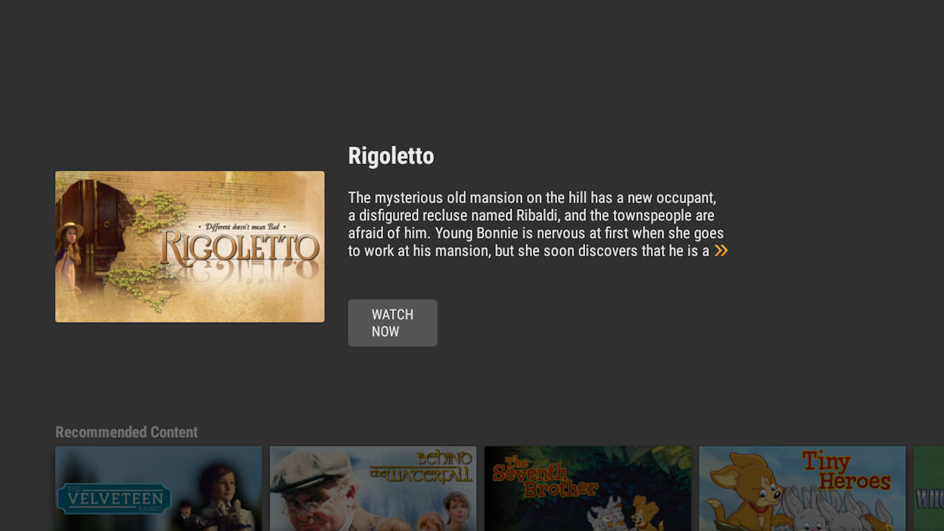 Feature Films For Families Online - App on Amazon Appstore
