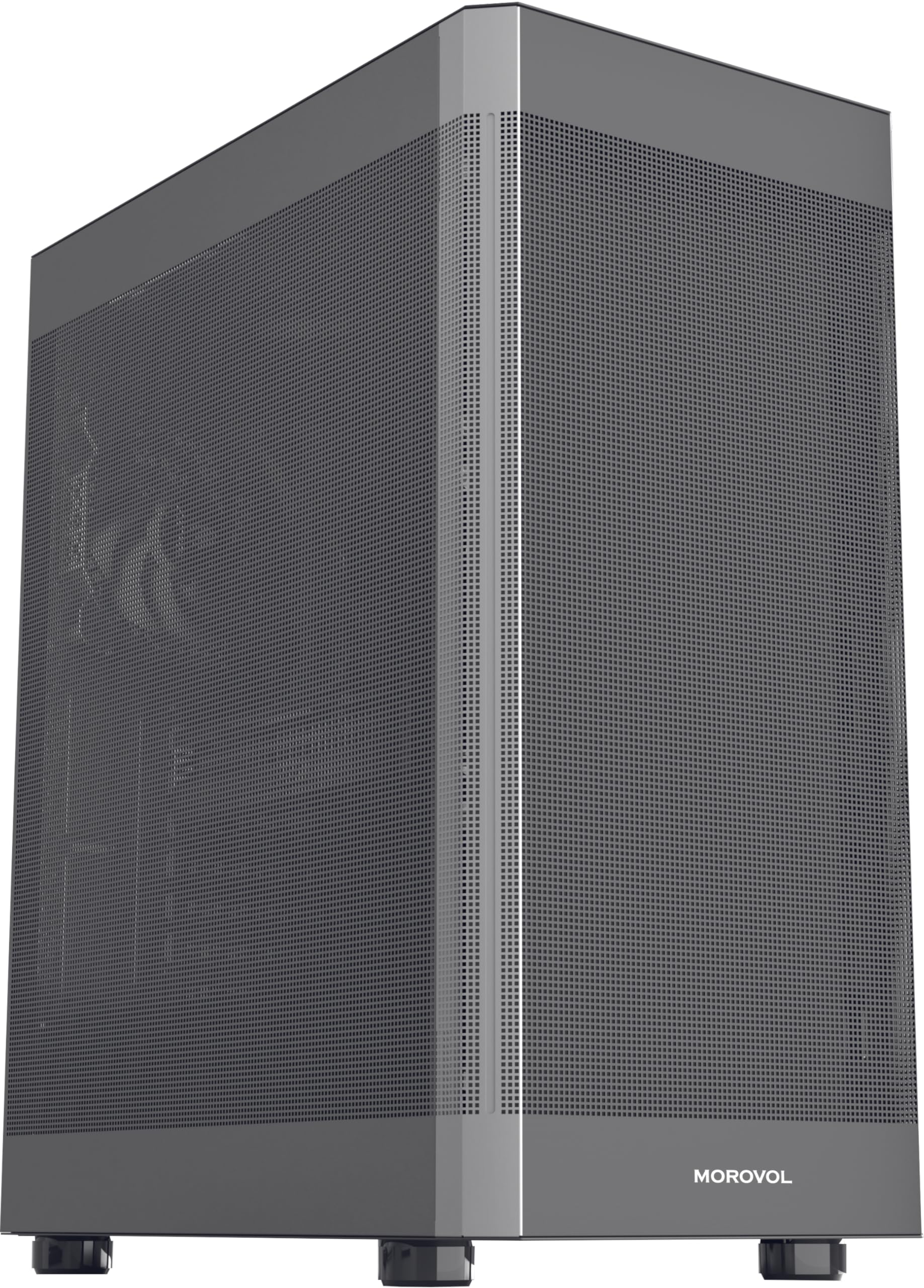 Buy ATX PC Case,Fully Ventilated Airflow Perforated Mesh Front/Side ...
