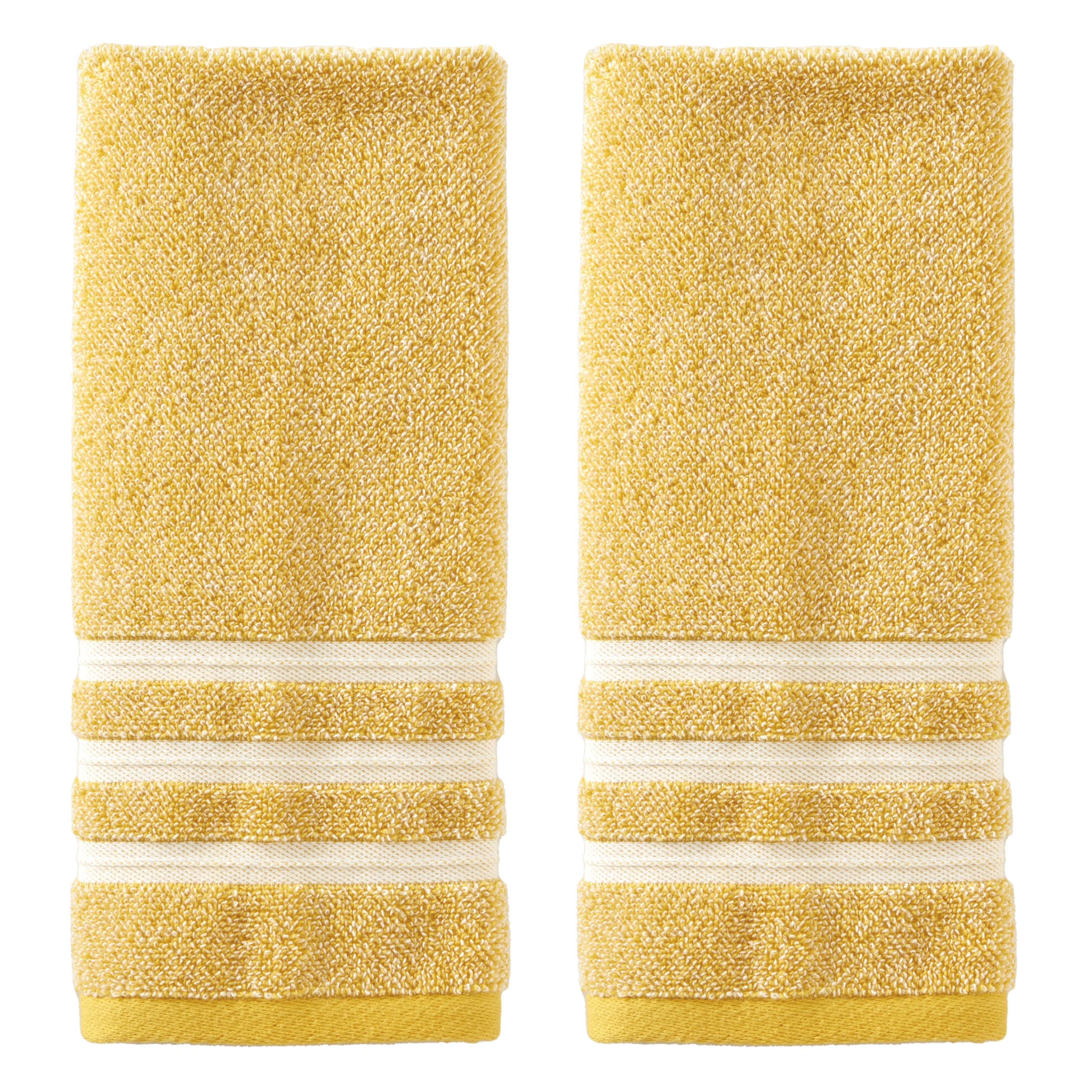 Amazon.com: SKL Home Mid-Century Hand Towel Set, Yellow, 2 Count : Home ...