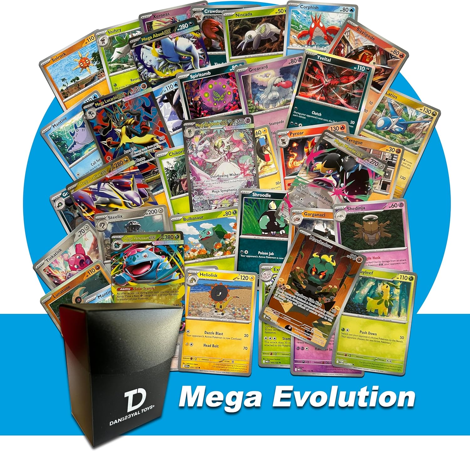 Amazon.com: Mega Evolution TCG Pokemon Compatible Random Assortment ...