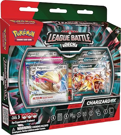 Amazon.com: Pokemon TCG: Charizard ex League Battle Deck : Toys & Games