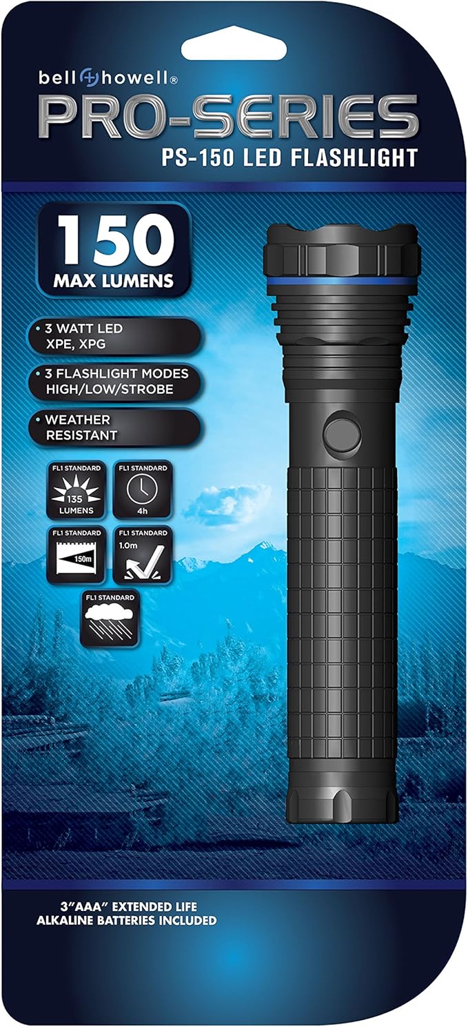 Bell + Howell Pro Series Flashlights 150 : Amazon.ca: Sports & Outdoors