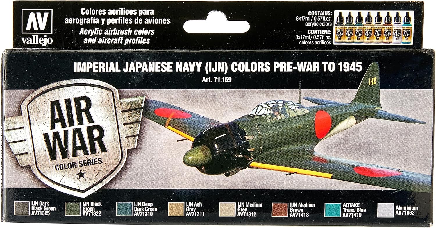 Amazon.com: Vallejo Imperial Japanese Navy Set 17ml Paint : Arts ...