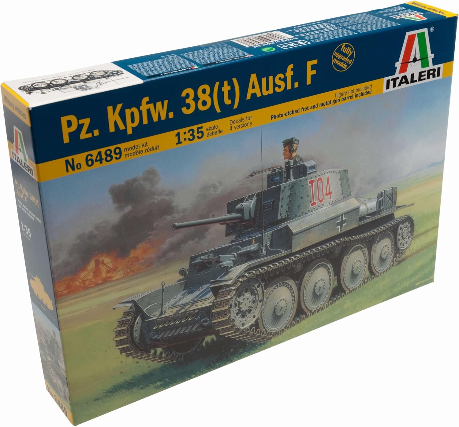 Tanque Panzerkampfwagen 38(t) - German Tank Pz.Kpfw 38(t) - ITALERI ...