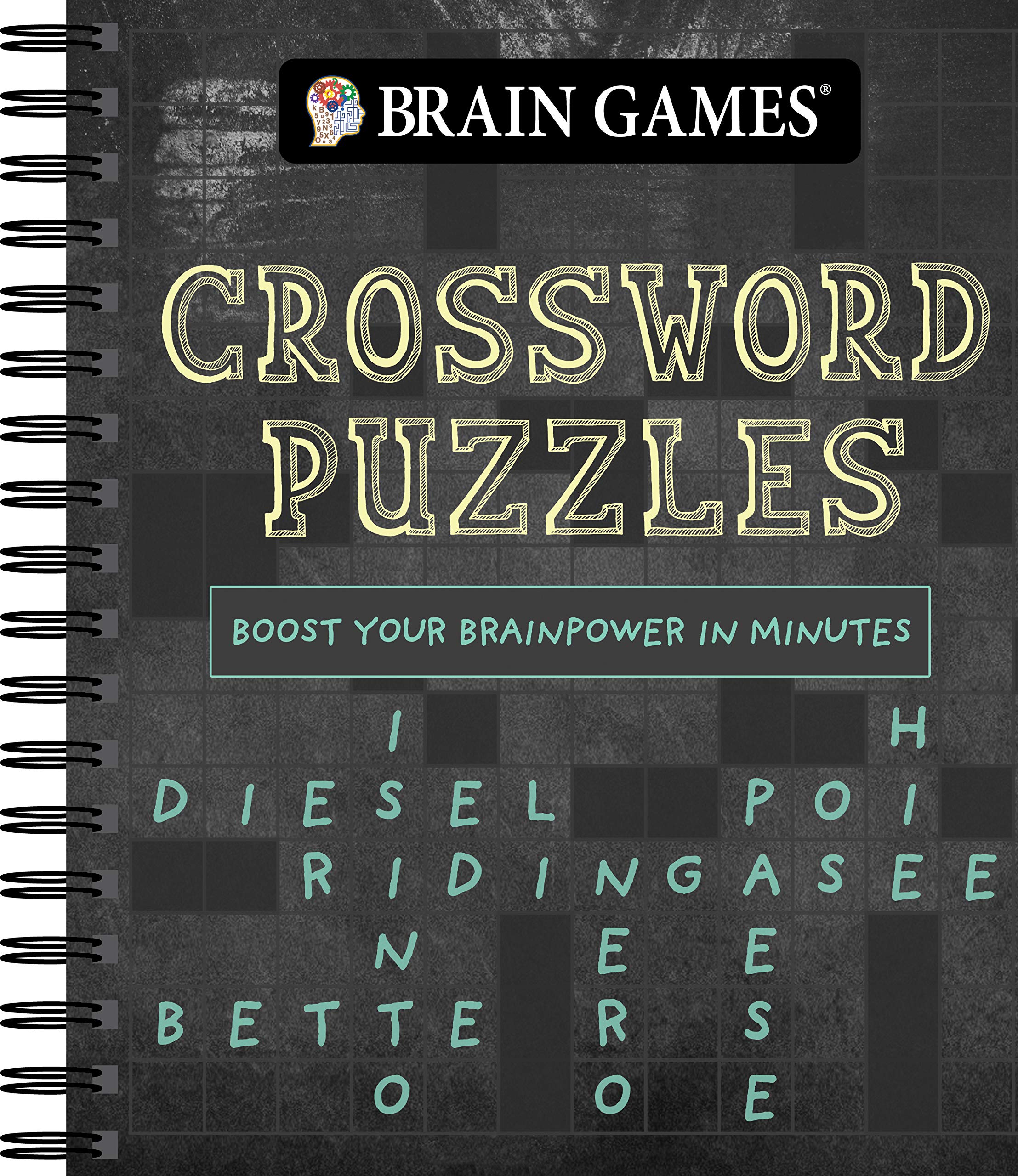 Amazon.com: Brain Games - Crossword Puzzles (Chalkboard #2): Boost Your ...