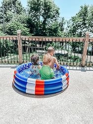 Amazon.com: Inflatable Kiddie Pool for Toddlers (49’’x12’’) - Small ...