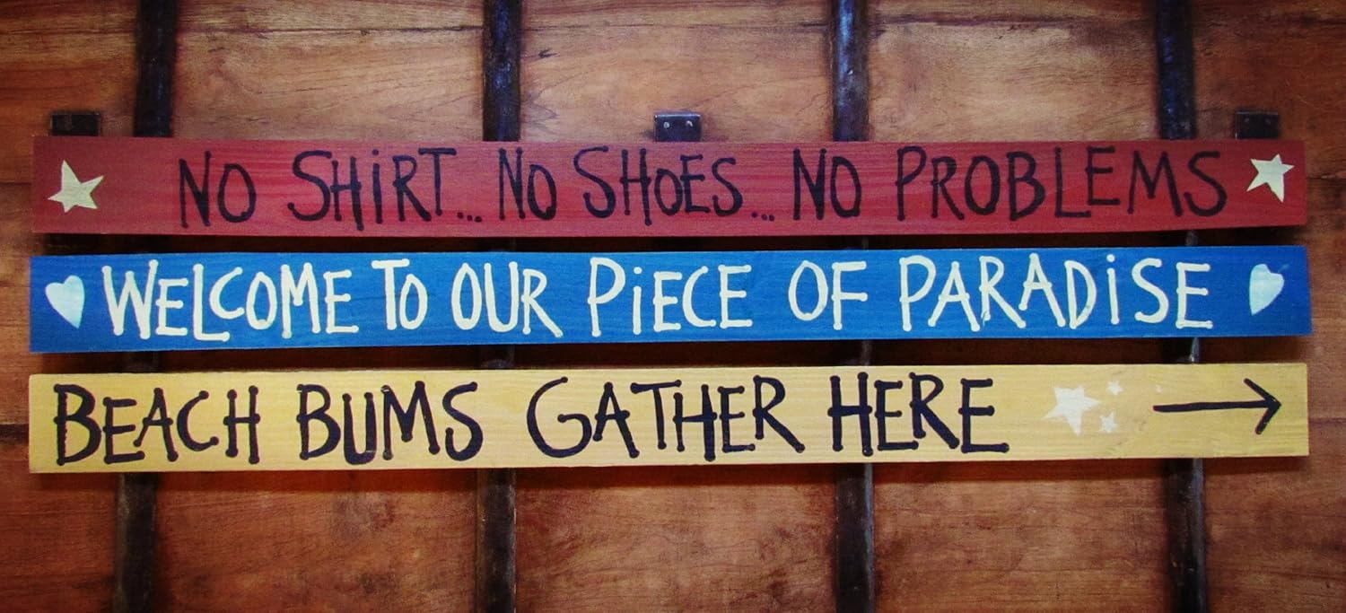 Amazon.com: Beach Bum Signs [Kitchen] : Home & Kitchen