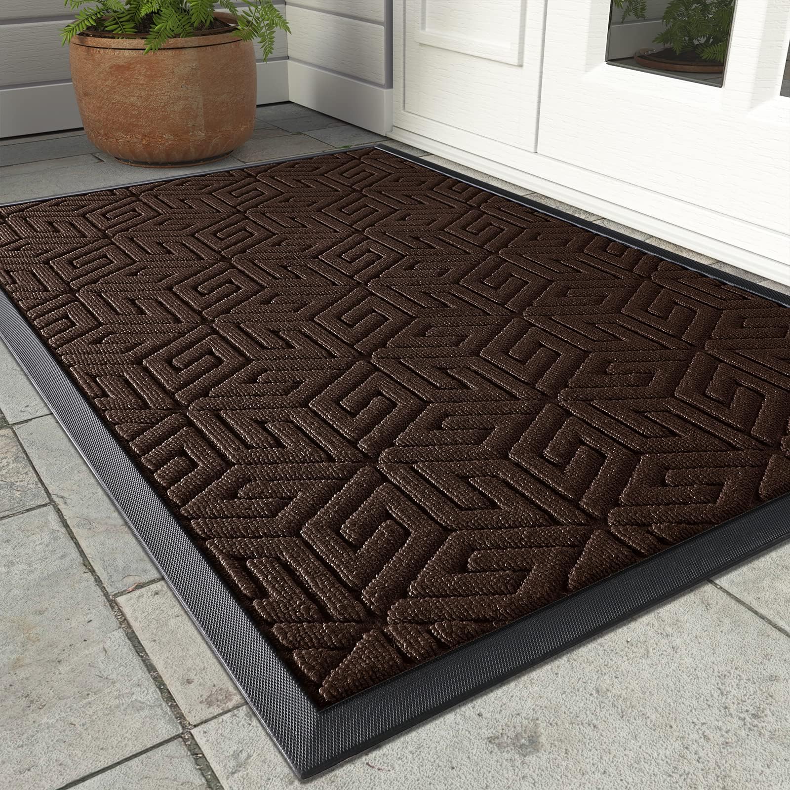 SEASKY Alfombra de Entrada, Felpudo Exterior Gruesos Exterior ...