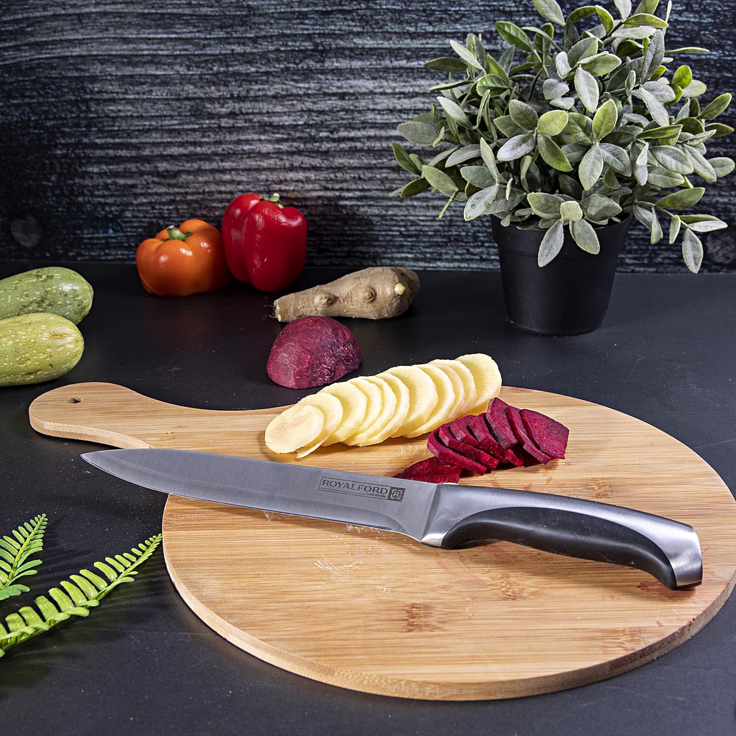 Royalford Utility Knife - All Purpose Small Kitchen Knife - Ultra Sharp ...
