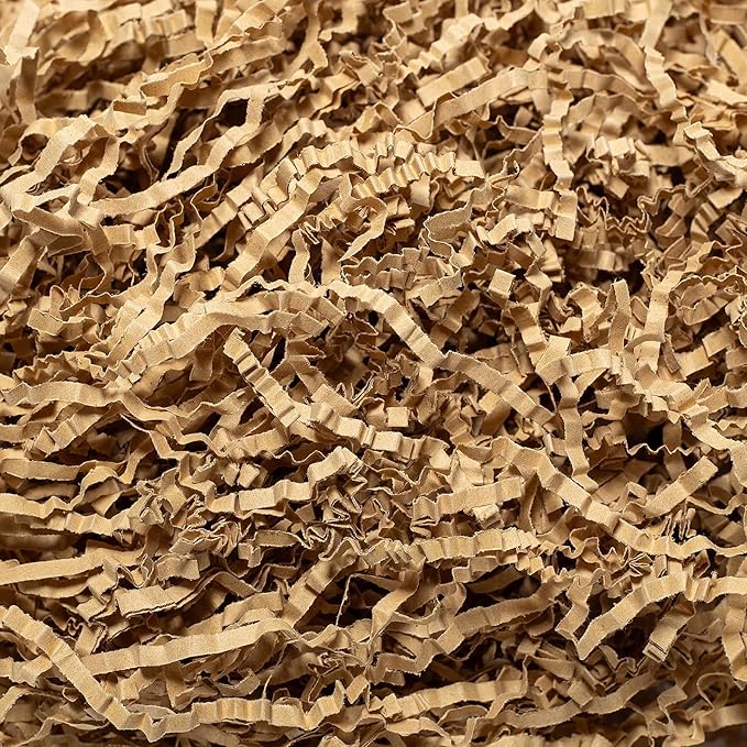 Amazon.com: Wowxyz 1 LB Crinkle Cut Paper Shred Brown Crinkle Shredded ...