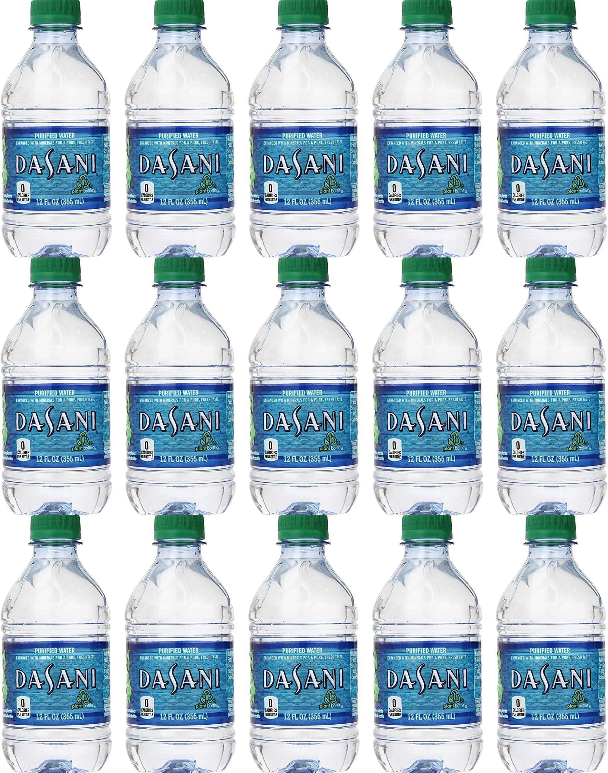 Amazon.com: DASANI Purified Water Enhanced with Minerals, 12 fl oz ...