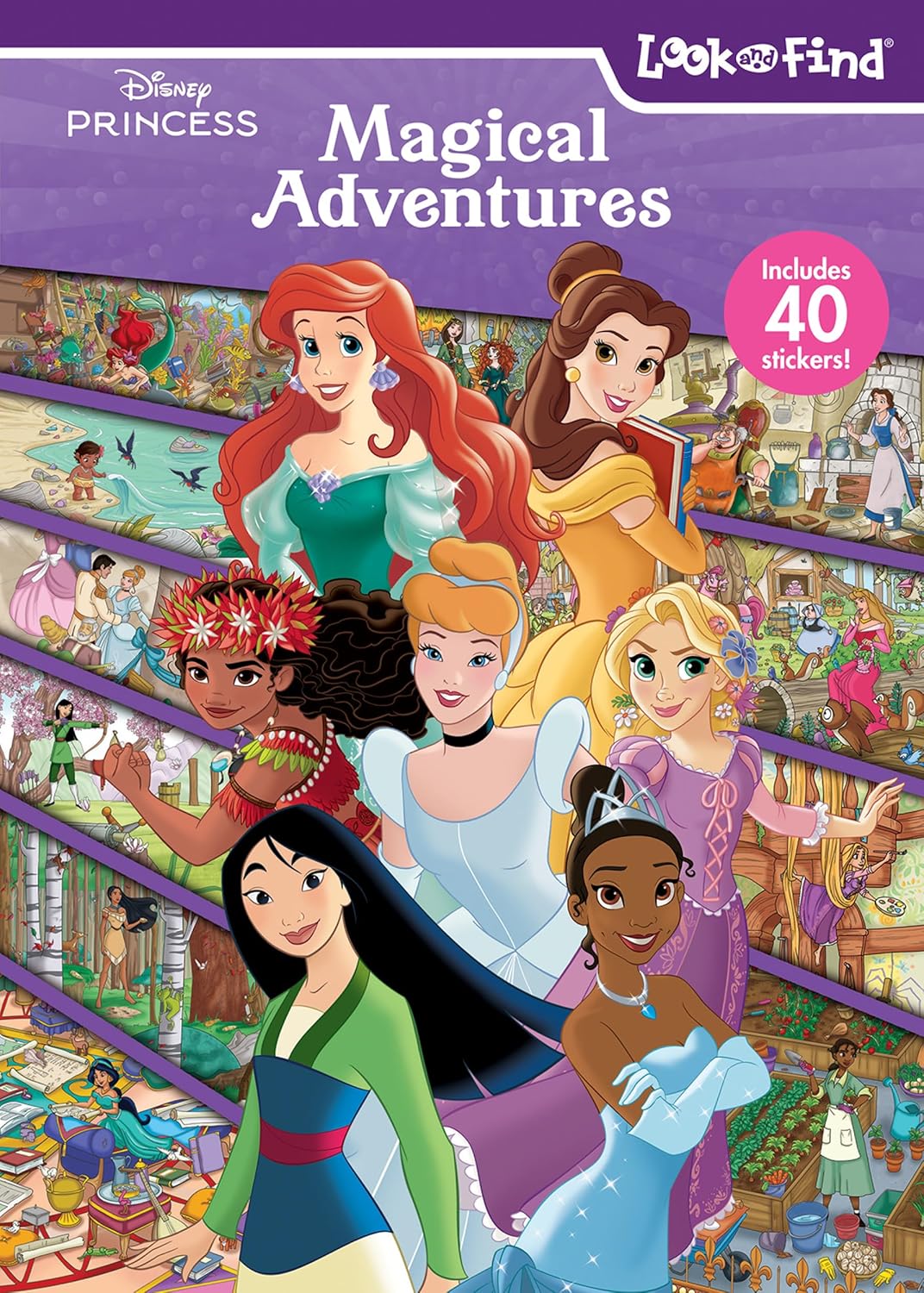 Disney Princess: Magical Adventures Look and Find: Pi Kids, Mawhinney ...