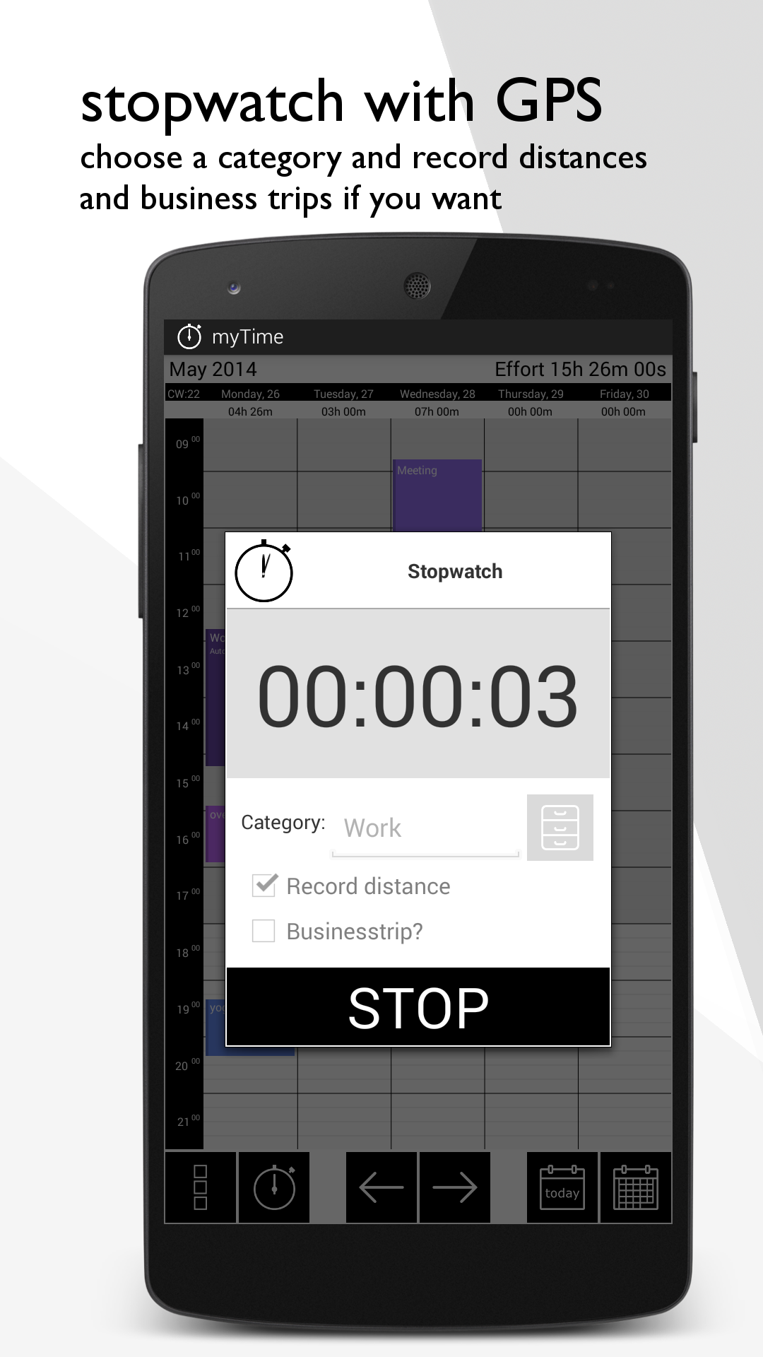 myTime - time tracking - App on Amazon Appstore
