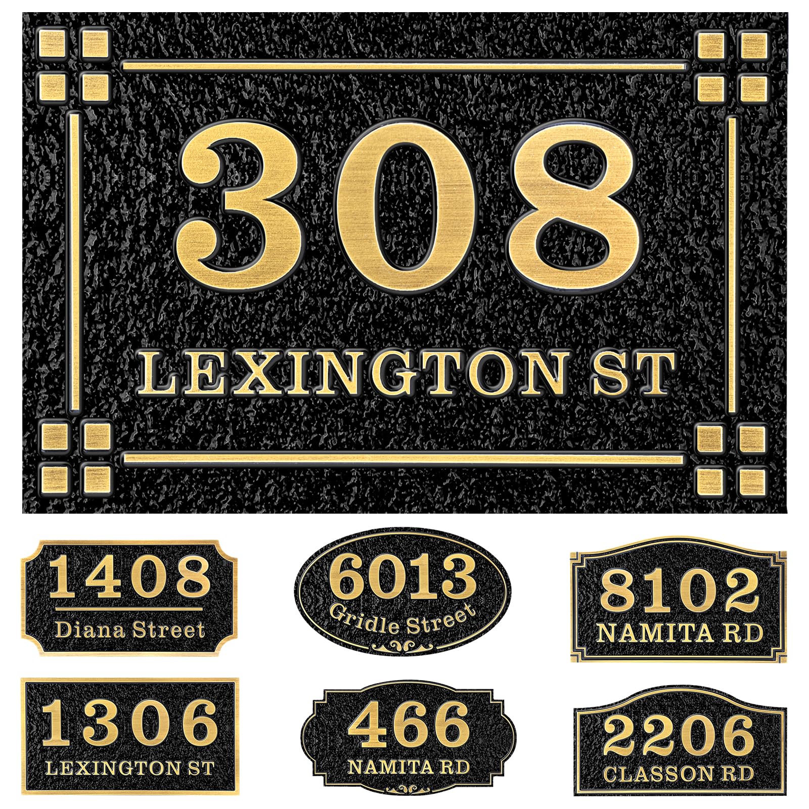 Snapklik.com : Personalized Cast House Address Plaque Custom House ...
