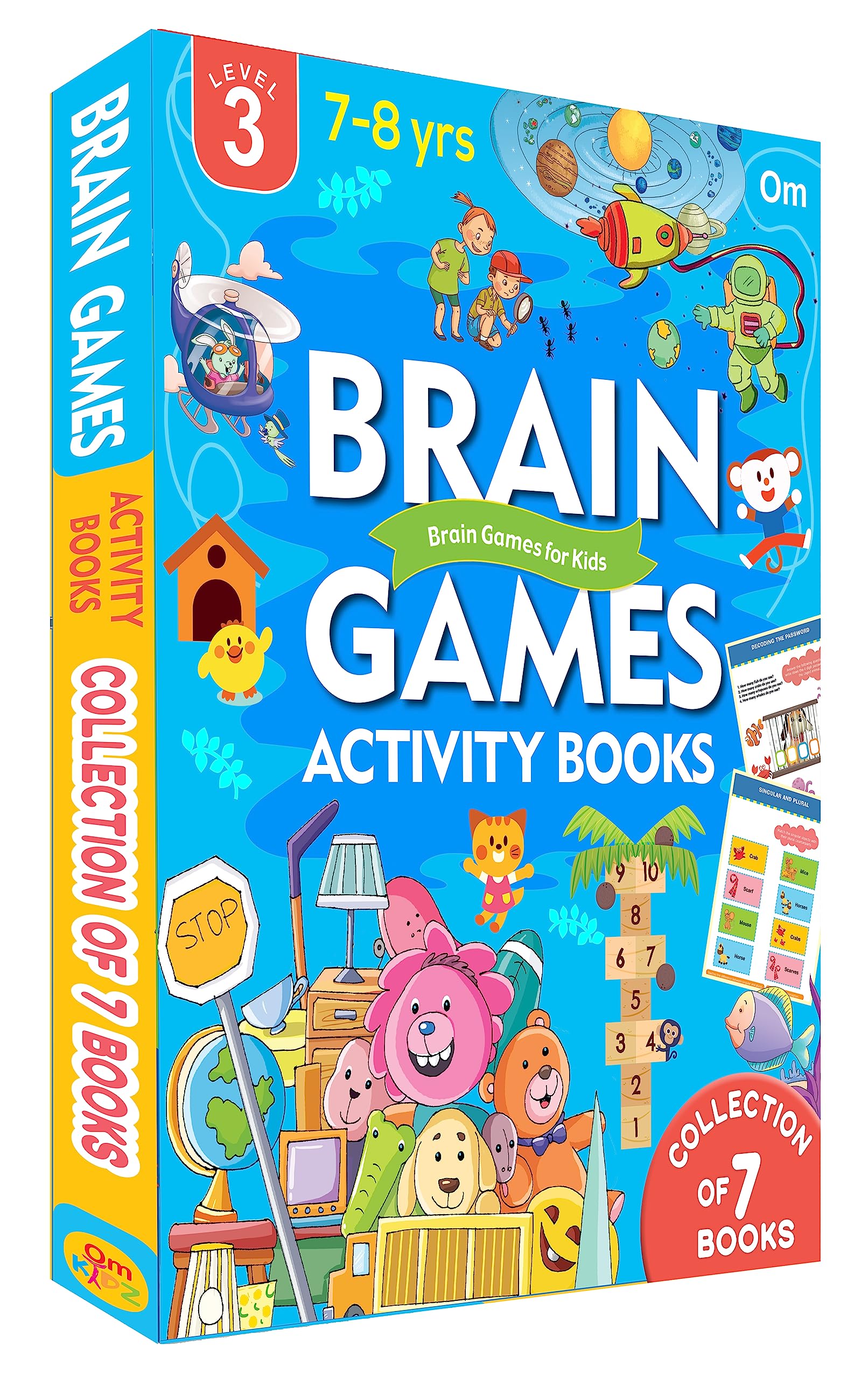 Buy Activity Book: Brain Games Activity Book Level 3 - Collection of 7 ...