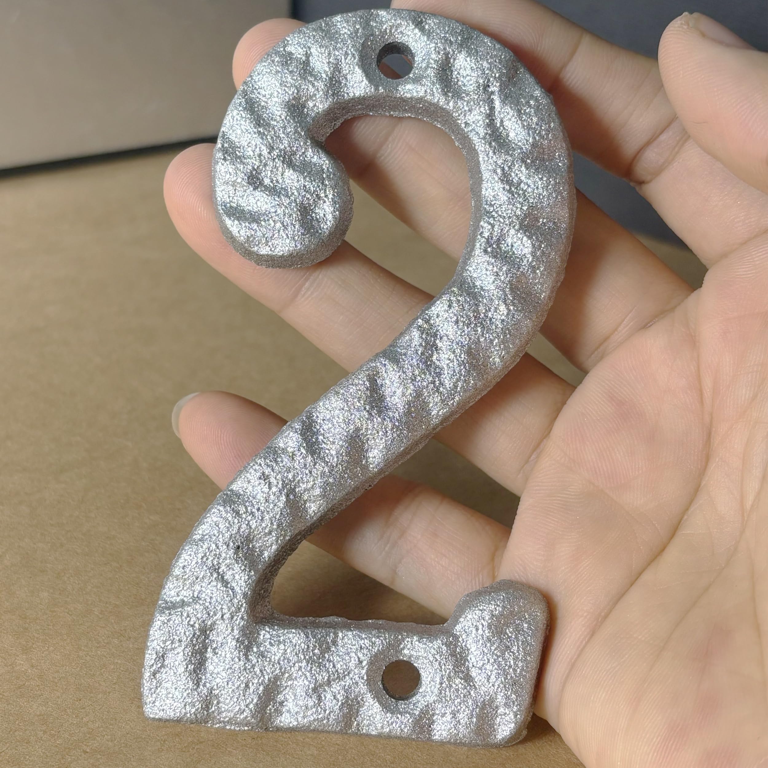 Amazon.com : Cobata 4 inch Cast Iron Mailbox Numbers - Screw In ...