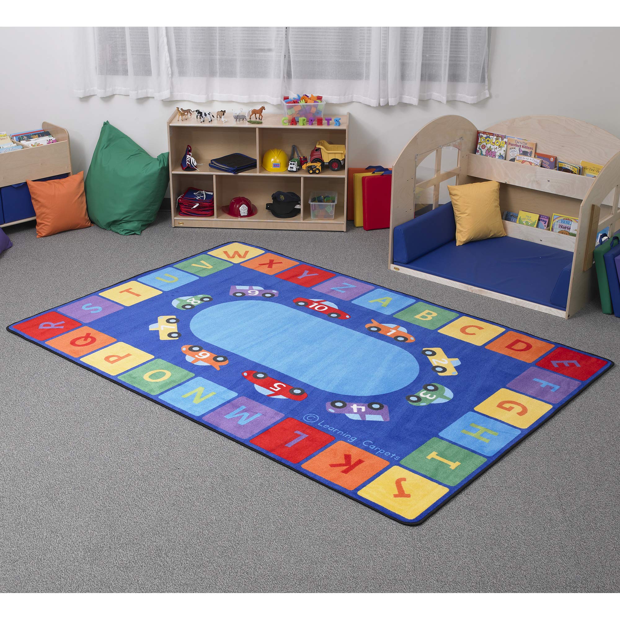 Learning Carpets Alphabet Seating Squares パーティー・イベント用品 | kochi-ot.main.jp