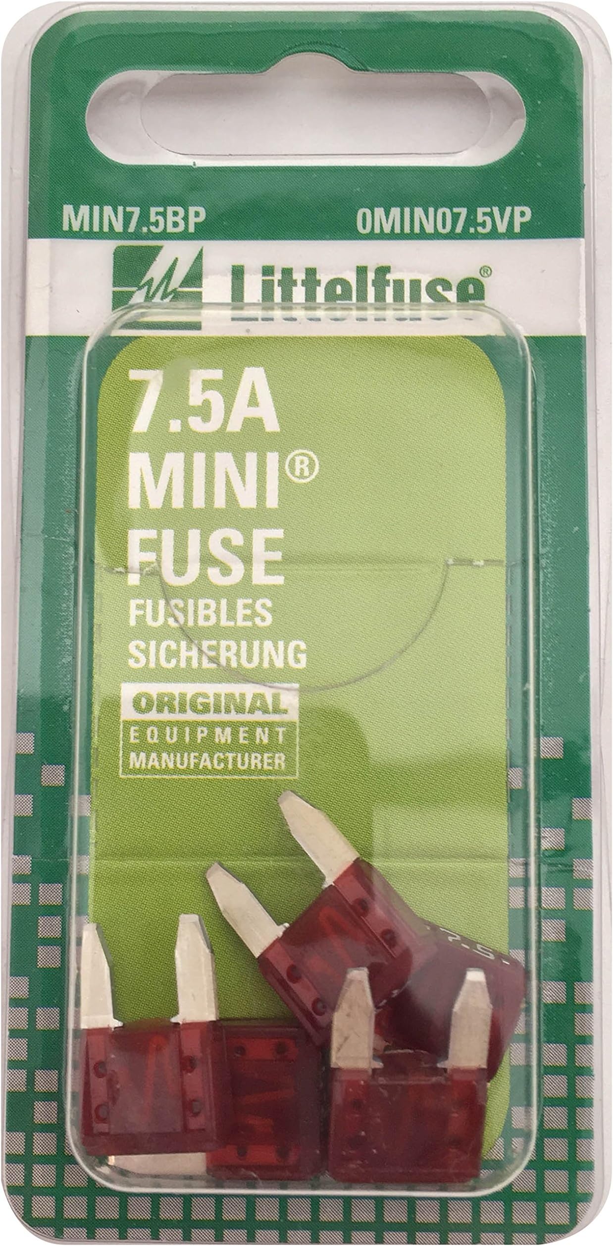 Amazon.com: Littelfuse MIN15BP MINI 297 Series Fast-Acting Automotive ...