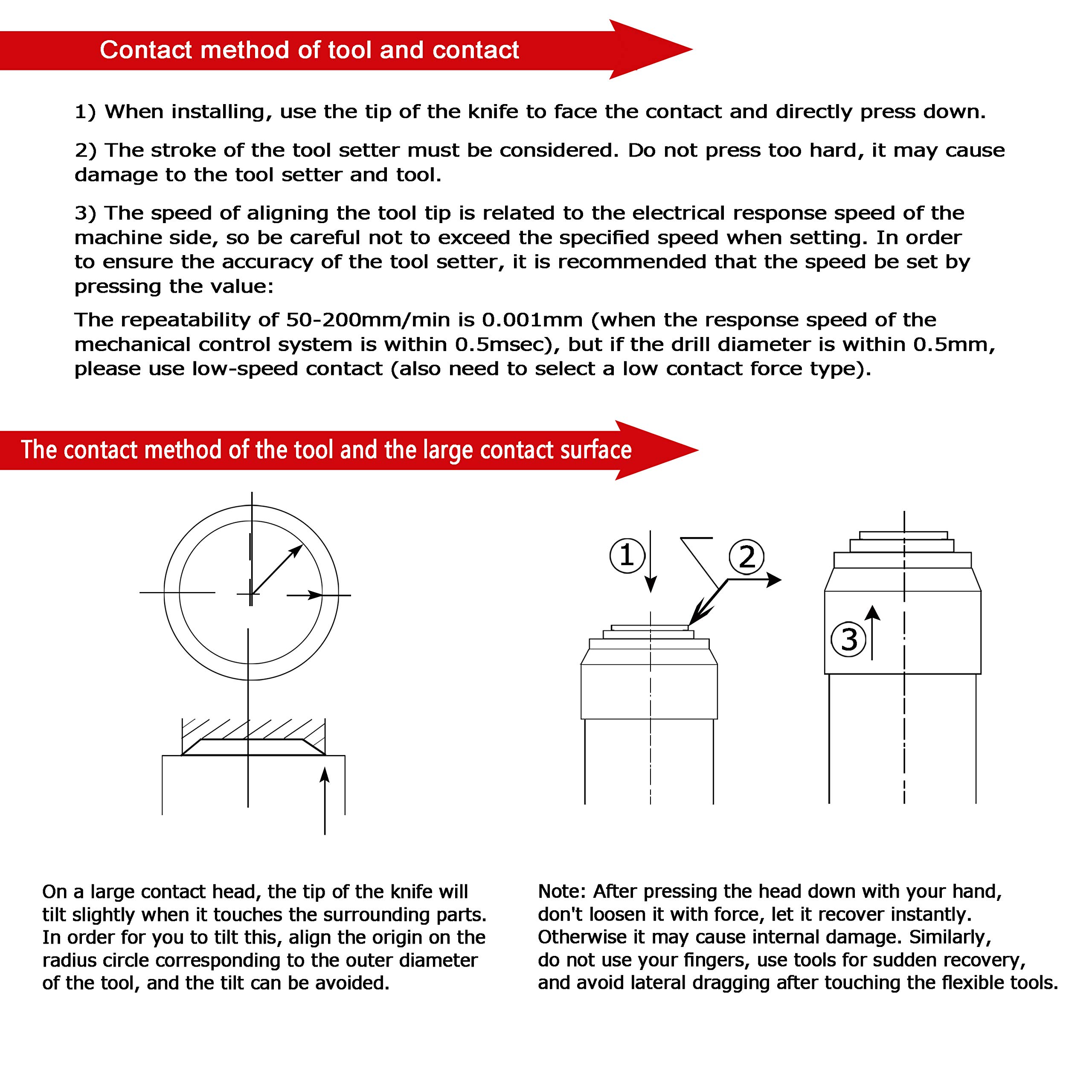 RATTMMOTOR Normally Open Mach3 CNC Automatic Tool Sensor Gauge Changer ...