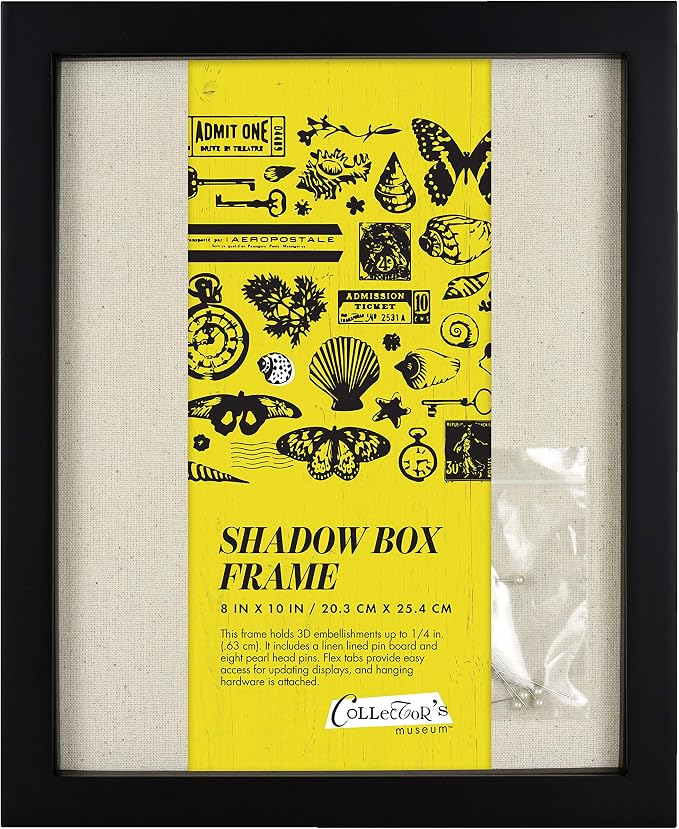 Amazon.com - MCS Linen Lined Shadow Box Frame, 16 x 20 Inch, Gray