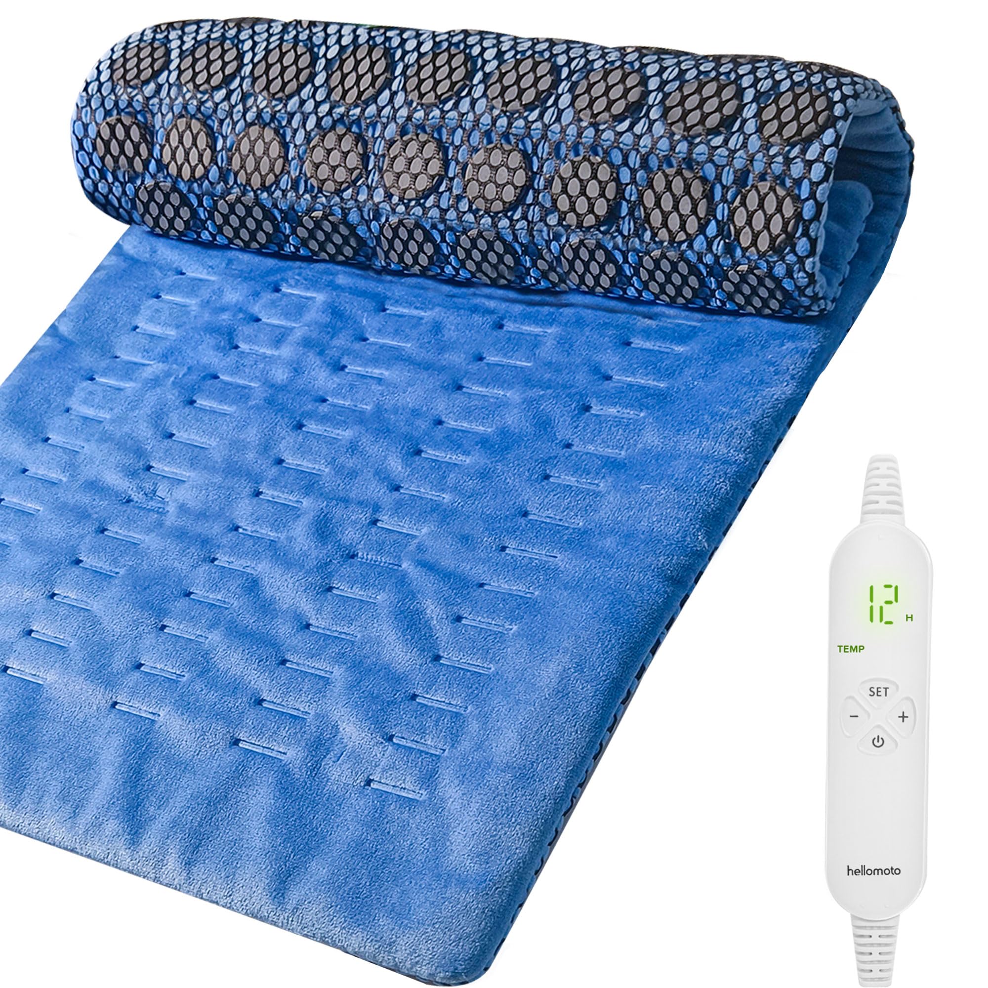 Amazon.com: HELLOMOTO Jade Stone Heating Pad for Back Pain Relief ...