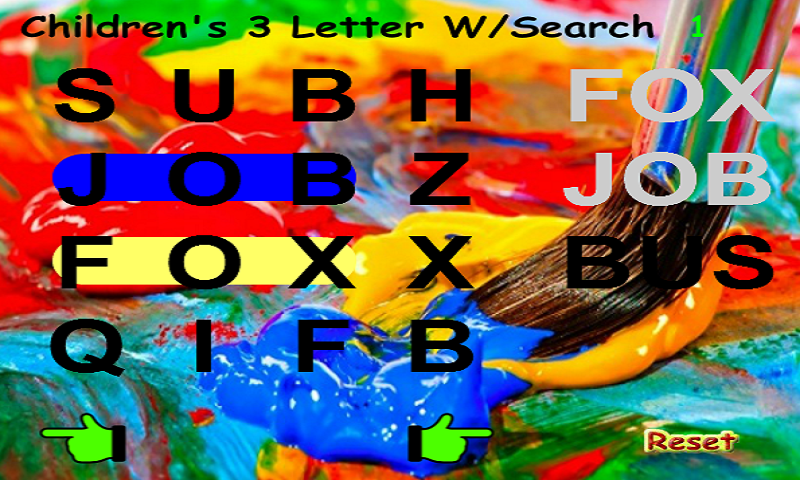 Kids 3 Letter Word Search - Find Words of 3 Letters Only - App on ...