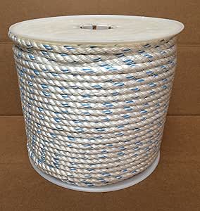 Amazon.com: 1/2" x 600' Polydac Poly Dacron Combo Rope MTC Dock Line ...