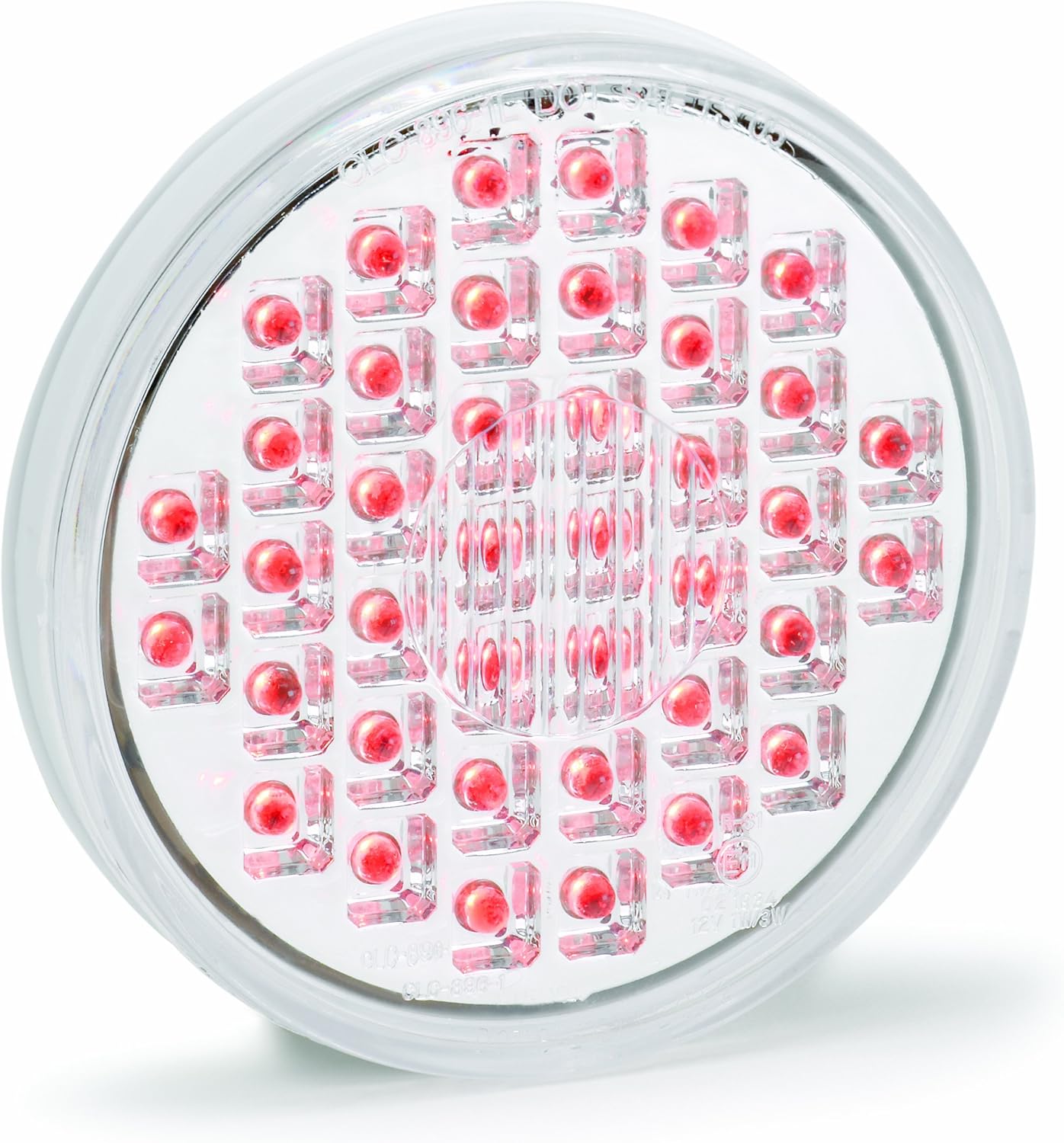 KC HiLiTES 1004 LED 4" Clear/Red Round Tail/Brake Light, Third Brake ...